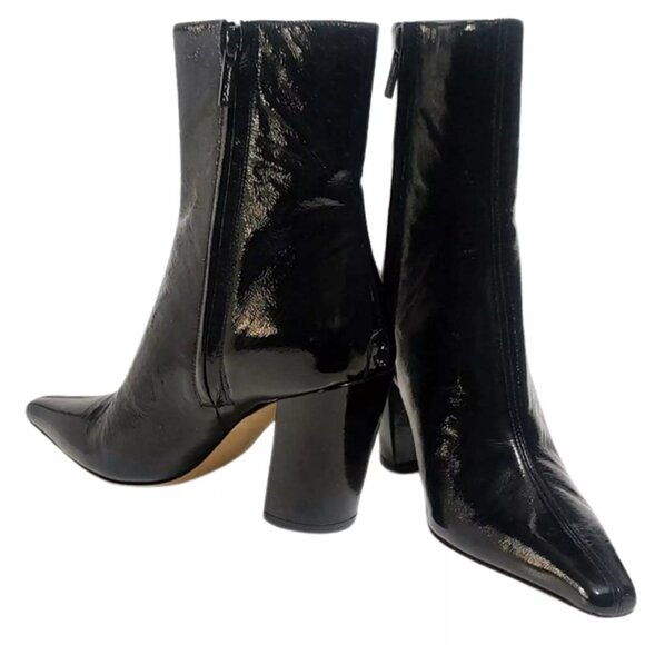 Jimmy Choo | Shoes | Jimmy Choo Zadie Black Leather Zip Ankle Booties Us 5 46 | Poshmark